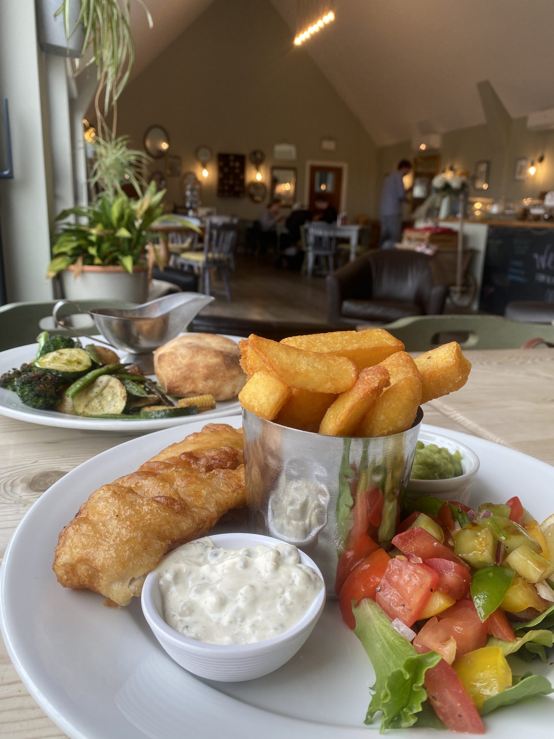 Fish & Chips and Vegan Wellington at The Cotswold Outpost - Taste of ...
